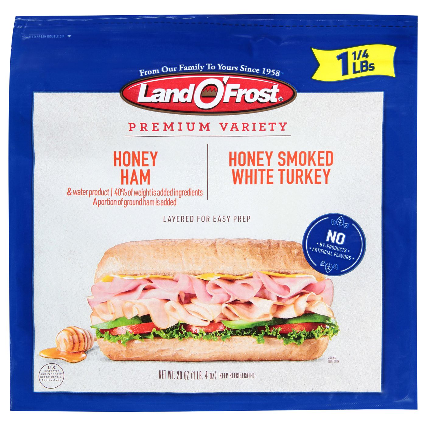 Land O'Frost Made with real honey, it is naturally sweet and kid ...