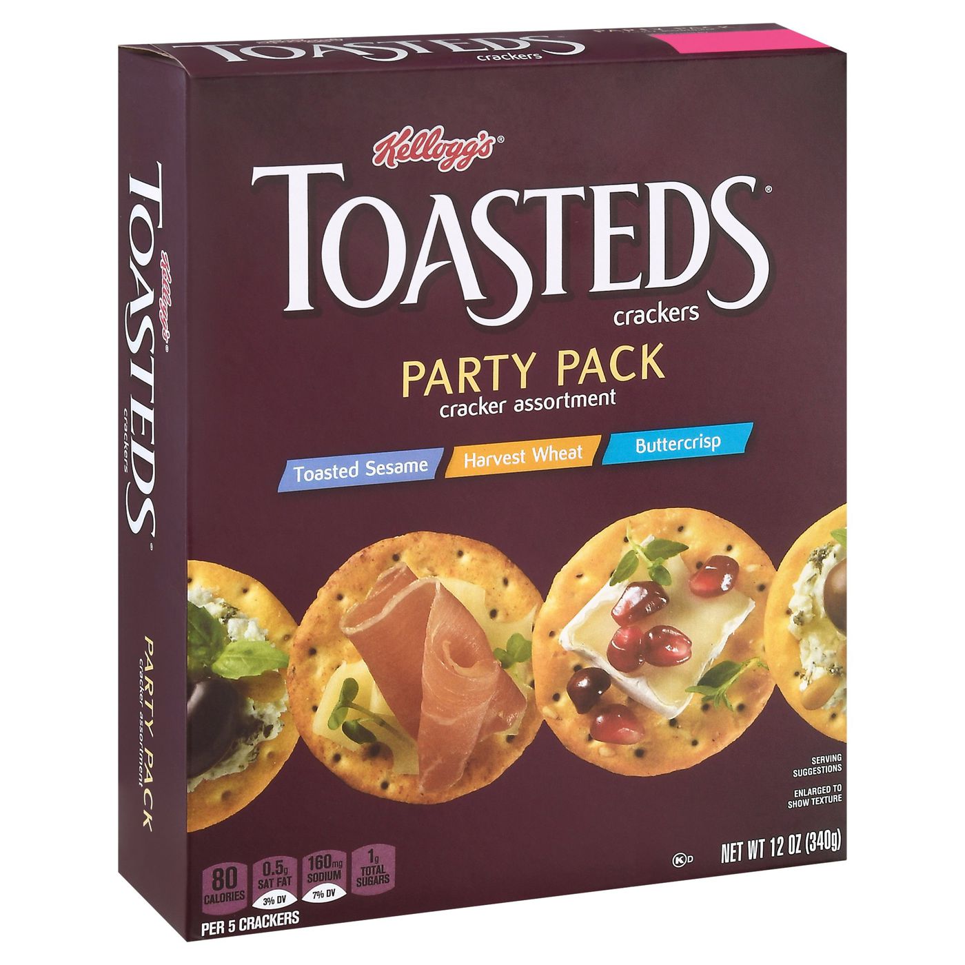Toasteds Crackers, Assortment, Party Pack-Main