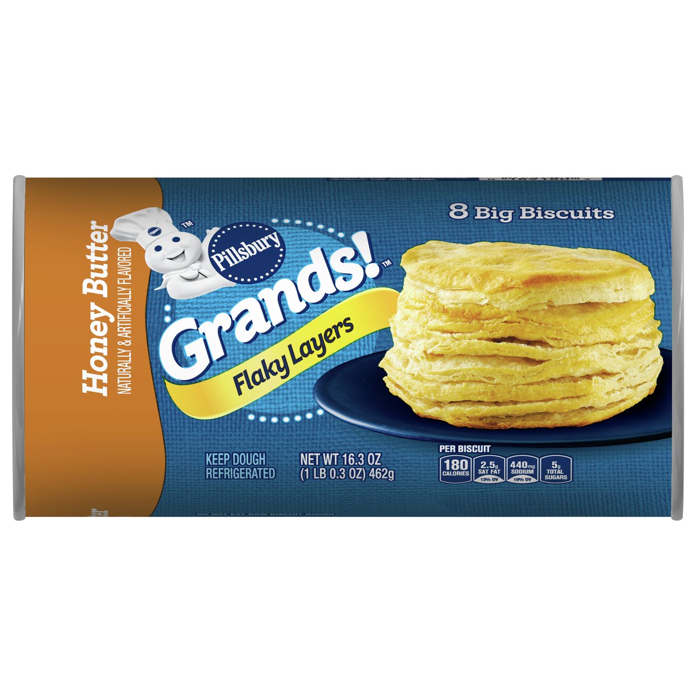 Pillsbury Grands! Biscuits, Honey Butter, Flaky Layers-Main