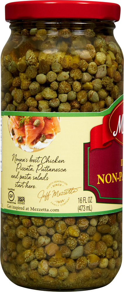 Mezzetta Capers, Non-Pareil, Imported-Planogram-Left