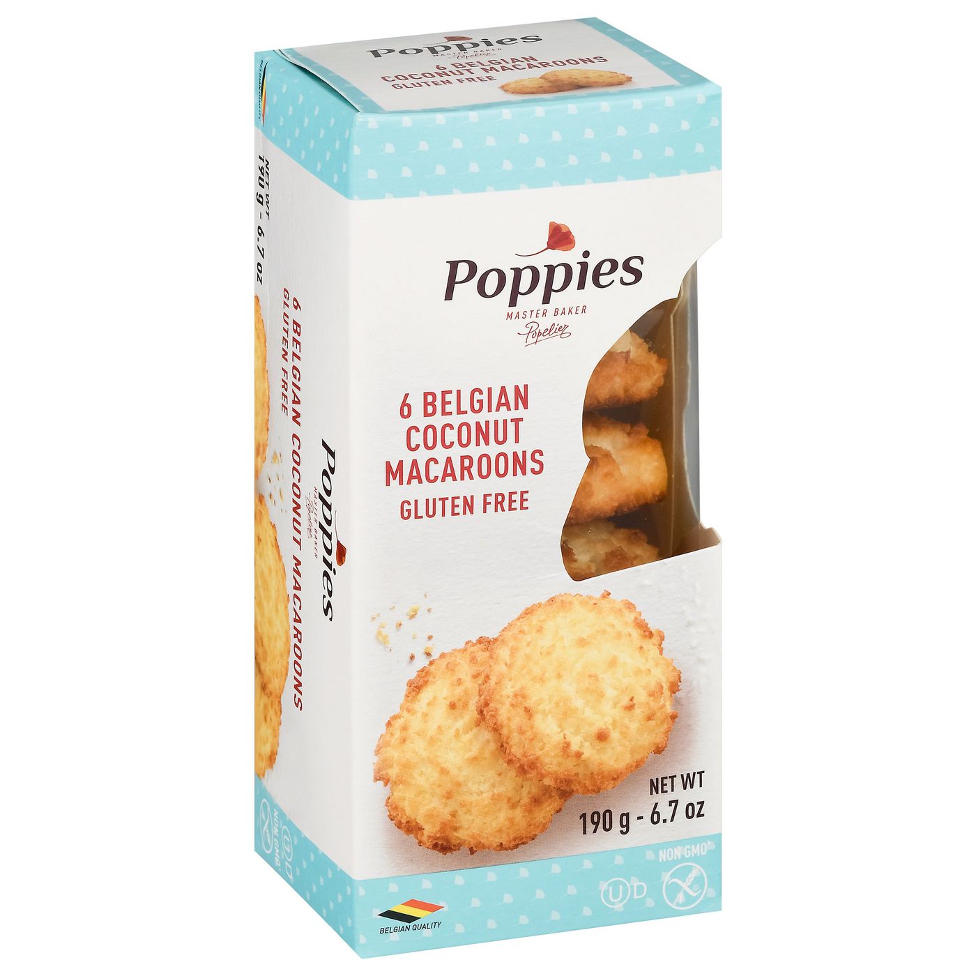 Poppies Macaroons, Belgian Coconut-Main