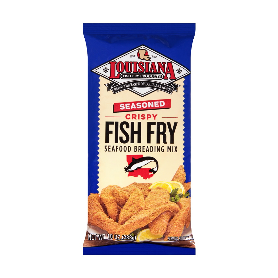 Louisiana Fish Fry Products Seafood Breading Mix, Fish Fry, Seasoned-Main