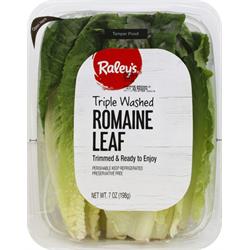 Raley's Romaine Leaf, Triple Washed