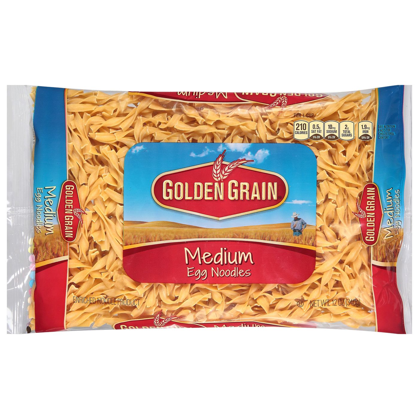 Golden Grain Egg Noodles, Medium-Main