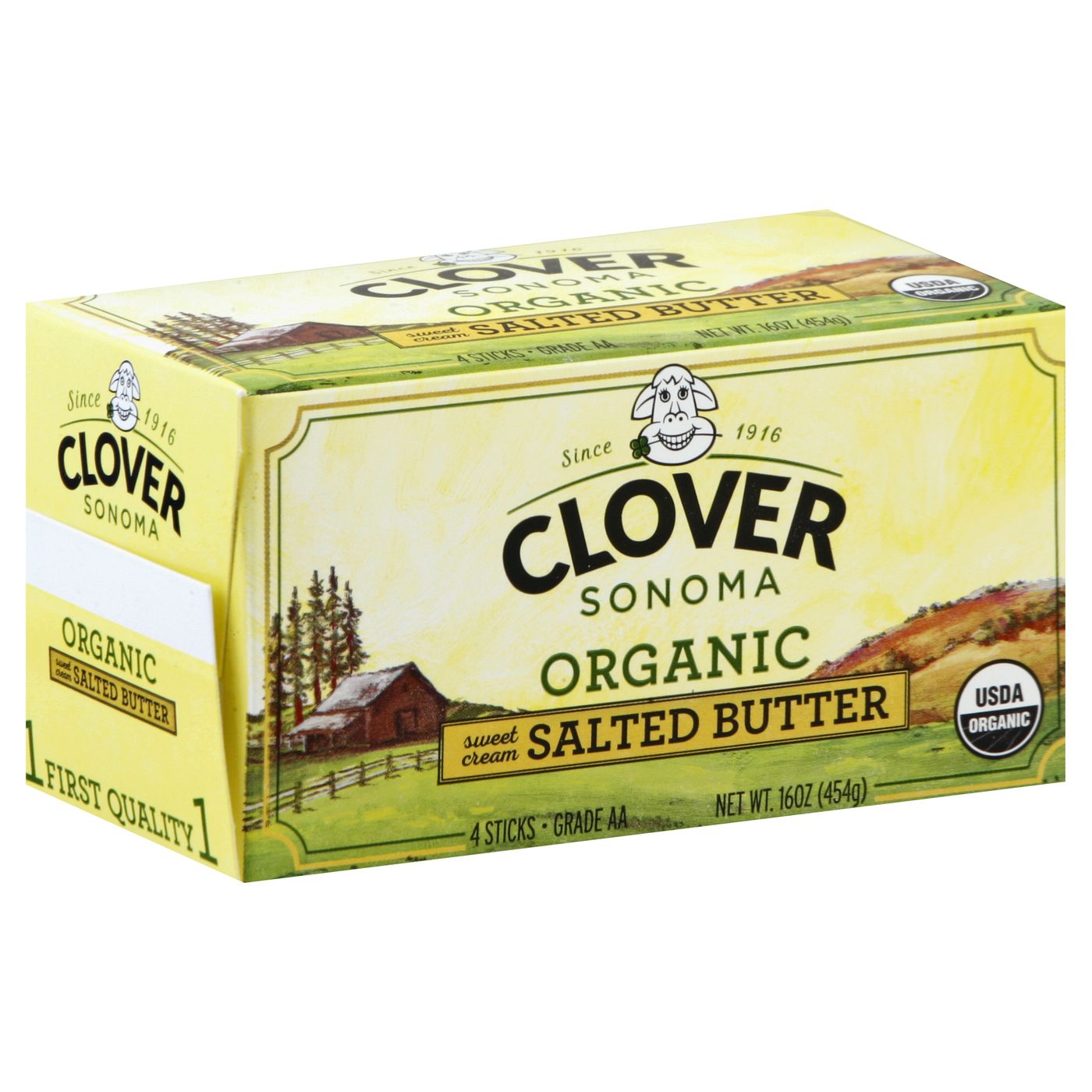 Clover Butter, Organic, Salted, Sweet Cream-Main