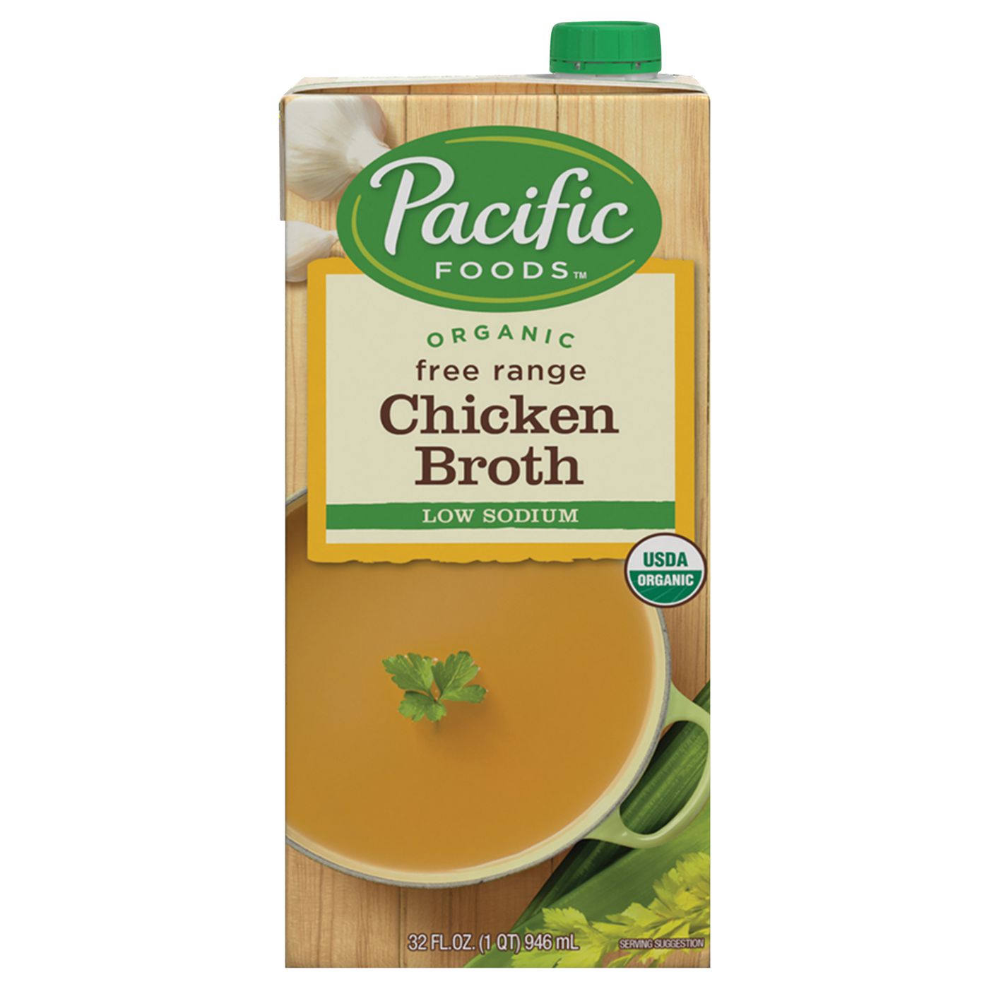 Pacific Foods Low Sodium Organic Free Range Chicken Broth-Main