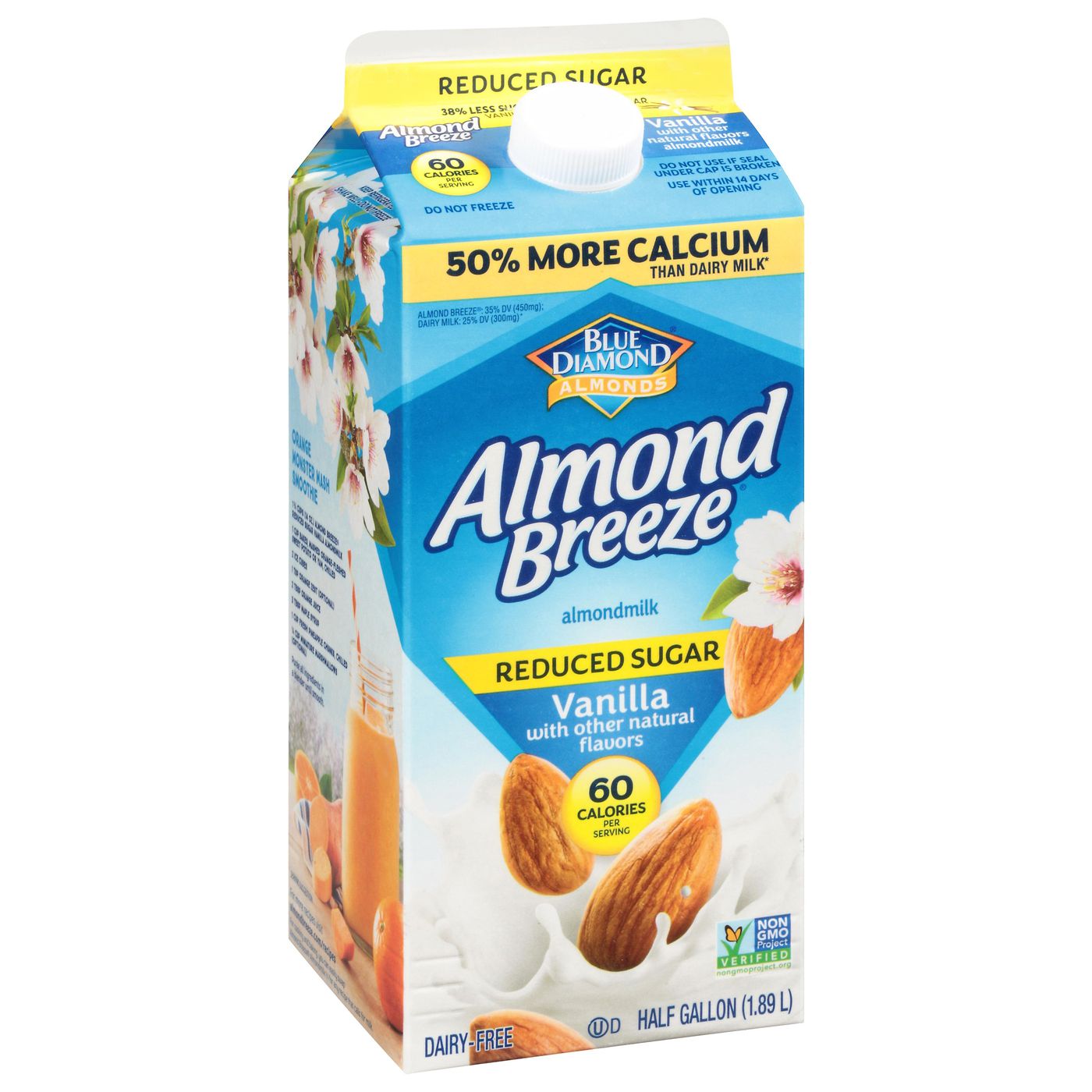 Almond Breeze Almondmilk, Reduced Sugar, Vanilla-Main