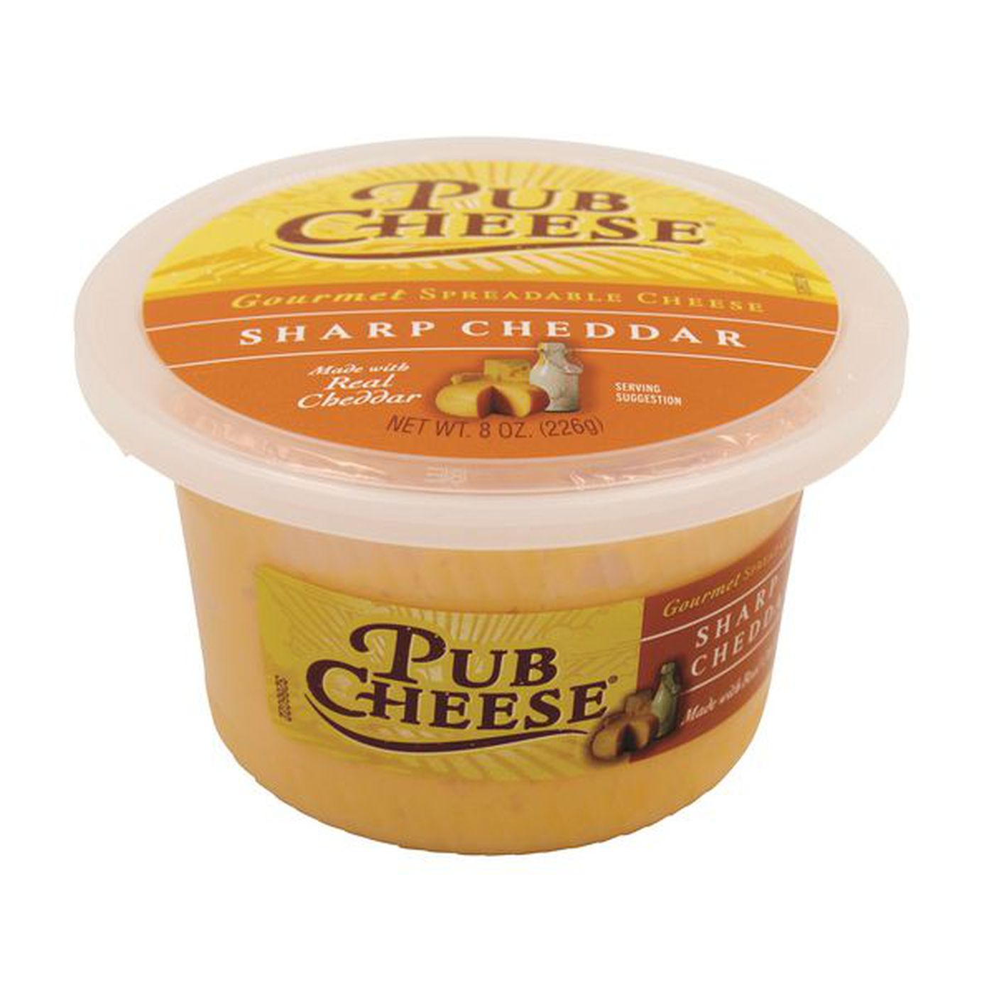 Pub Cheese, Sharp Cheddar Gourmet Spreadable Cheese-Main
