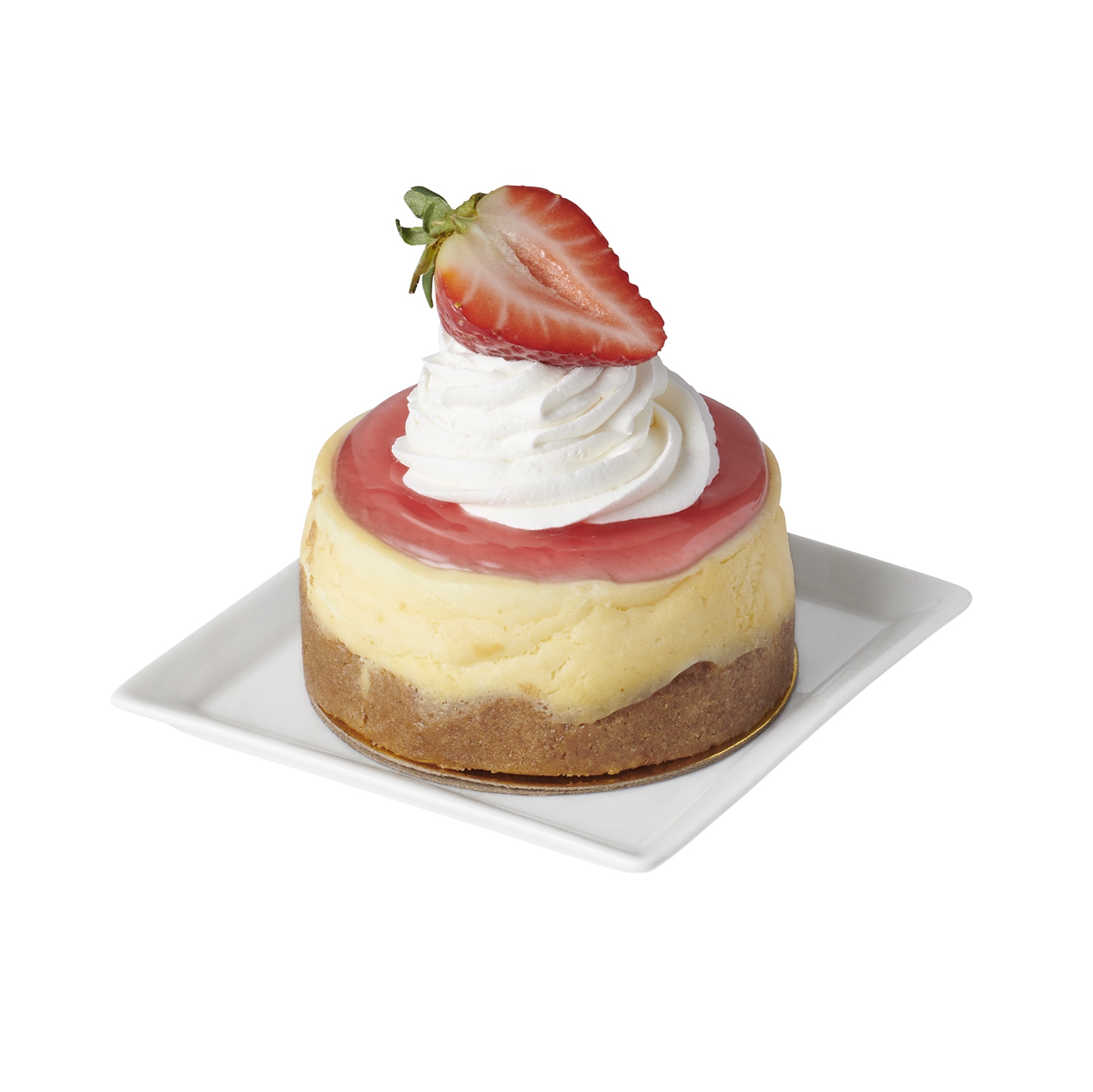 4" Strawberry Glaze Cheesecake-Main