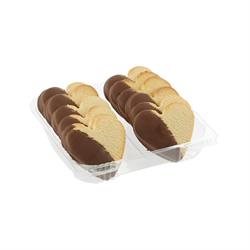 Chocolate Dipped Heart Cookies