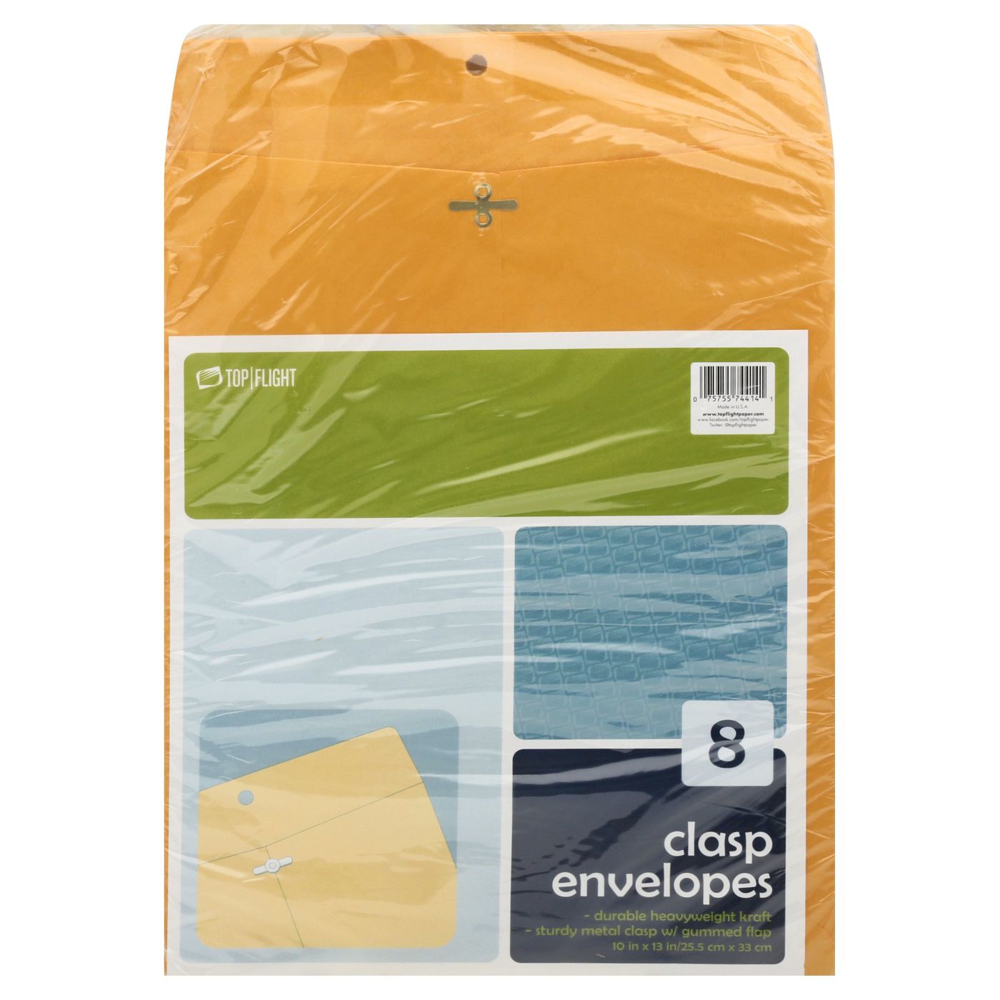 Top Flight Envelopes, Clasp-Main