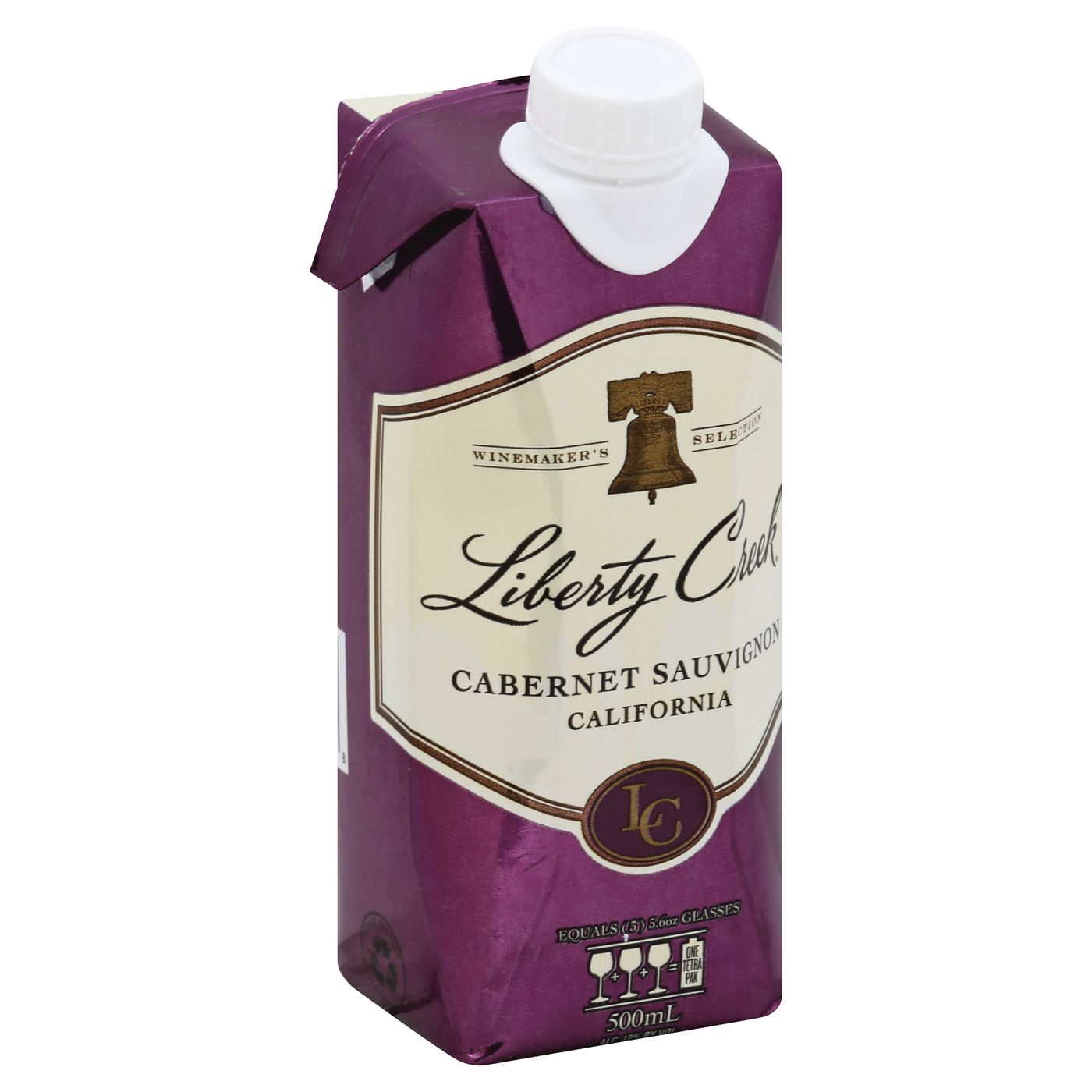 Liberty Creek Vineyards Cabernet Sauvignon Red Wine Tetra-Main