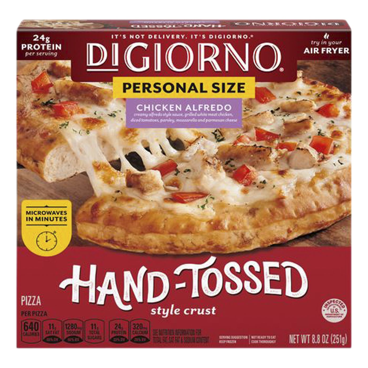 how to cook a digiorno pizza in the microwave