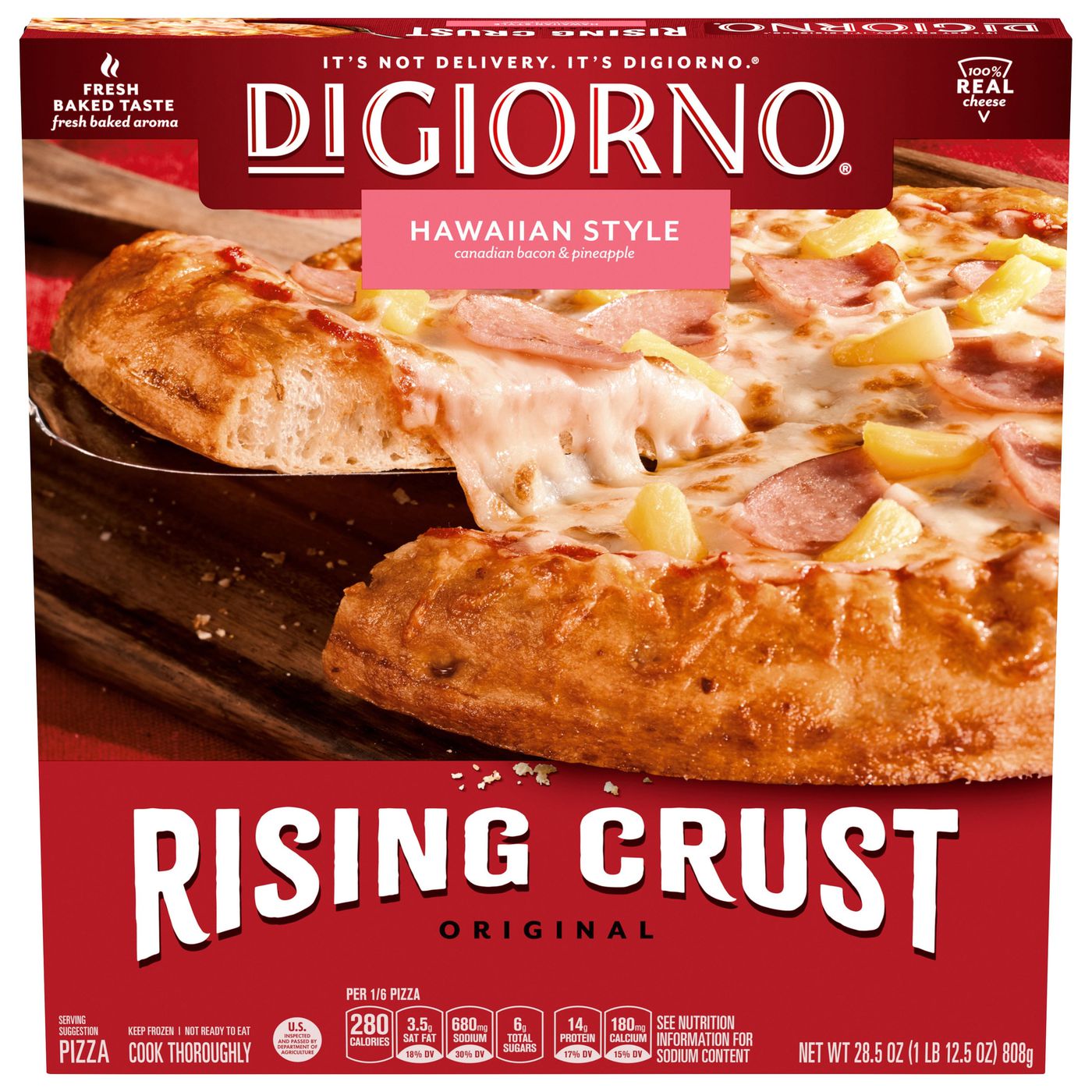 DiGiorno Pizza, Rising Crust, Hawaiian Style, Original-Main