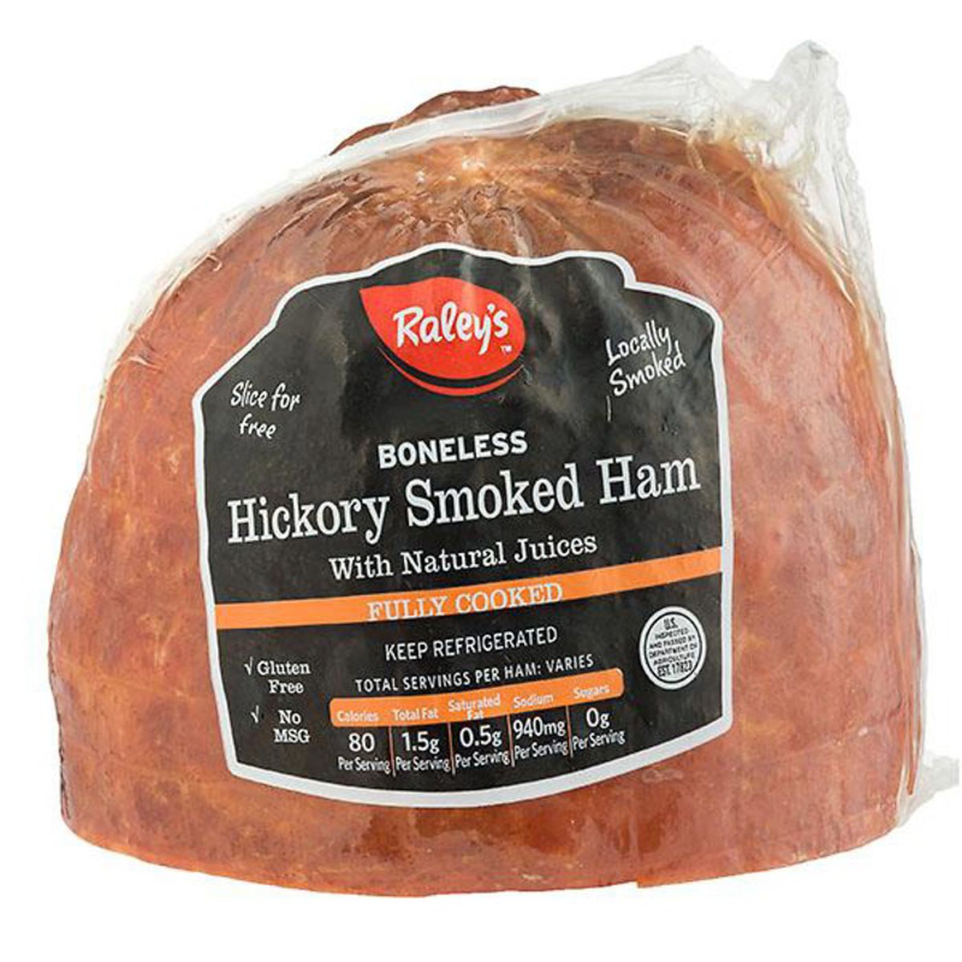 Raley's Fresh Boneless Hickory Smoked Tavern Half Ham