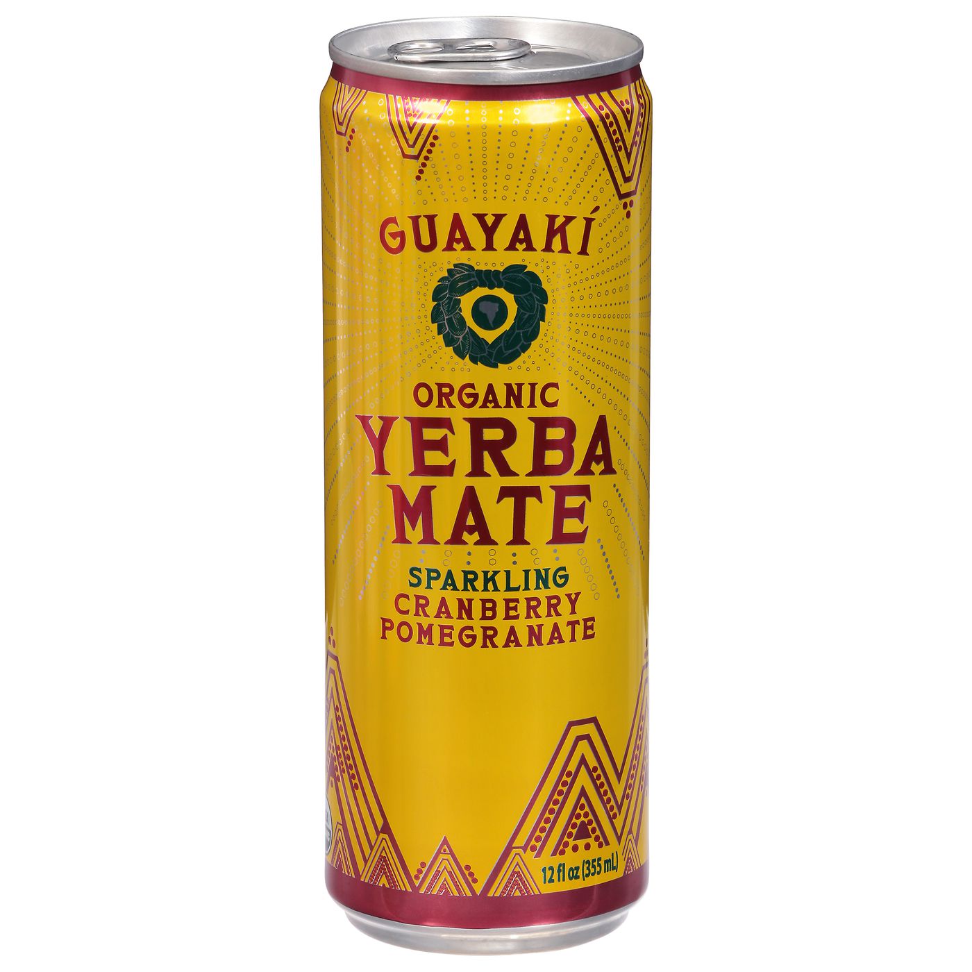 Guayaki Yerba Mate, Organic, Sparkling, Cranberry Pomegranate-Main