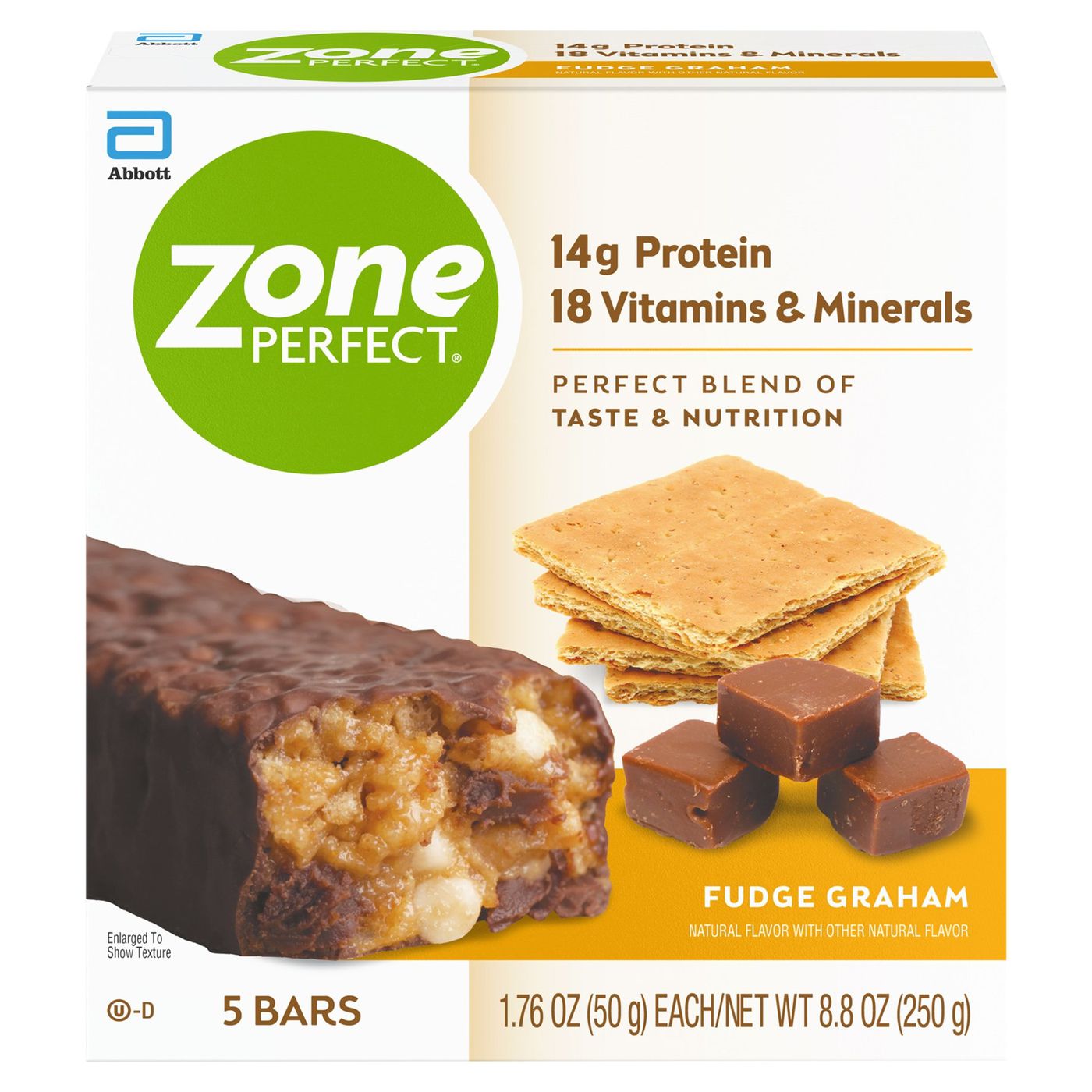 Zone Perfect Nutrition Bars, Fudge Graham-Main