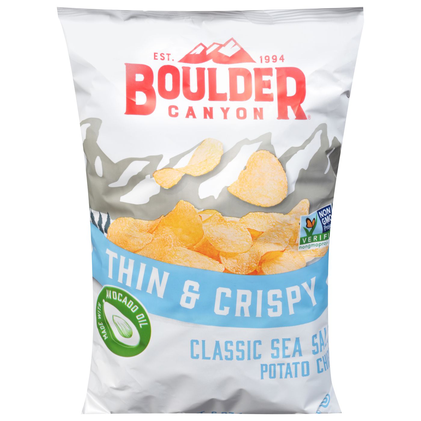 Boulder Canyon Potato Chips, Classic Sea Salt, Thin & Crispy-Main