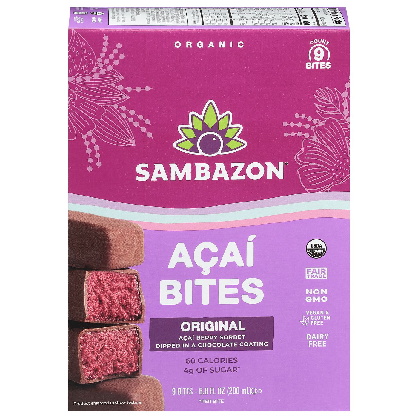 Sambazon Acai Bites, Organic, Original-Main