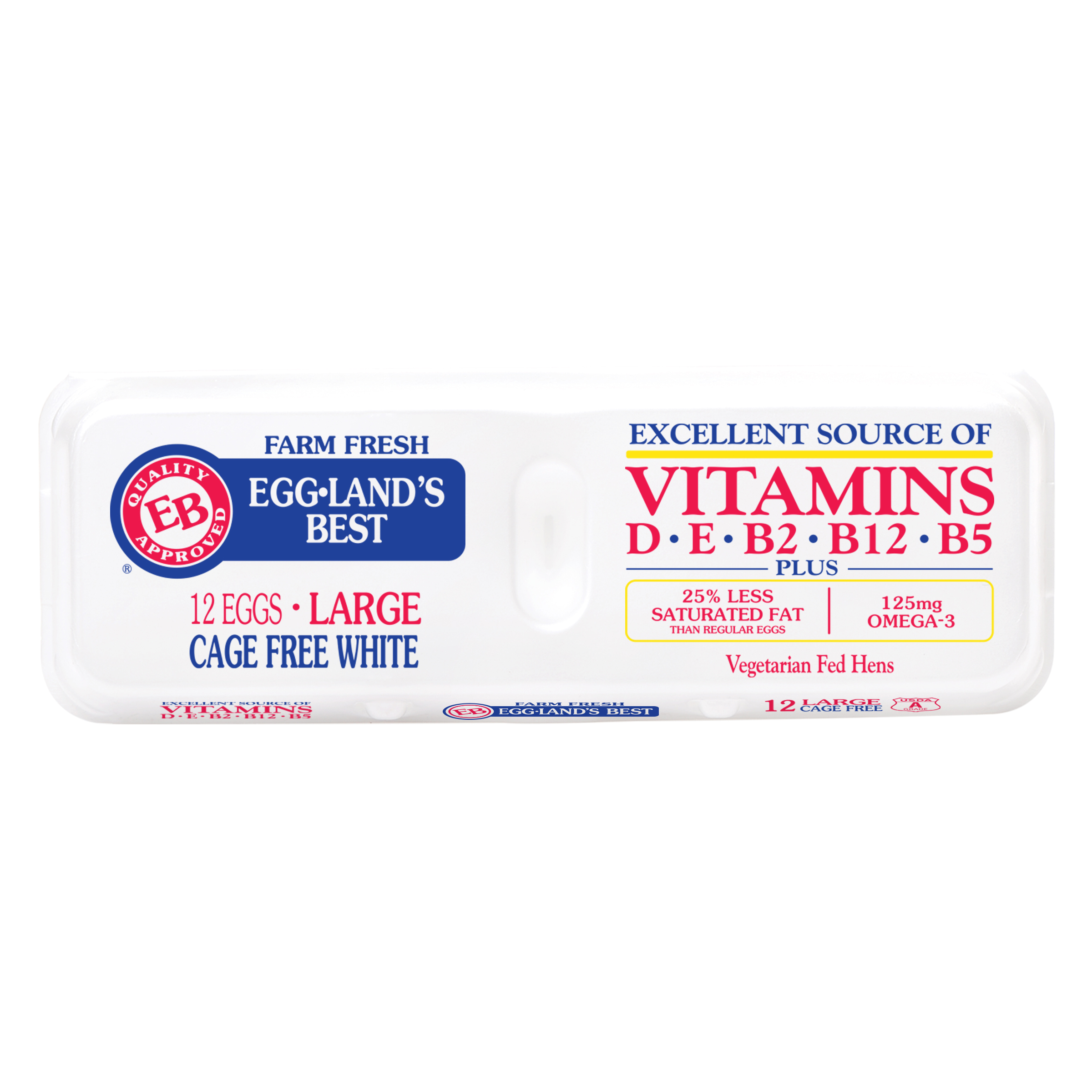 Eggland's Best Cage Free Large White Eggs, 12 count-Main
