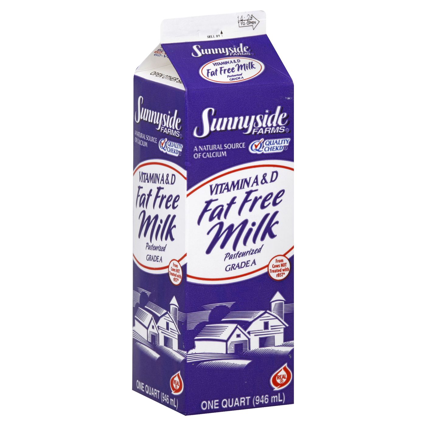 Sunnyside Farms Milk, Fat Free-Main