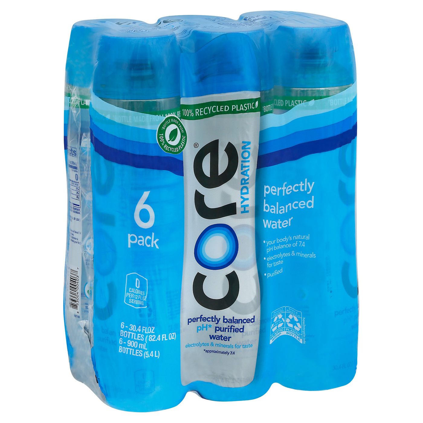 Core Hydration Water, Perfectly Balanced, 6 Pack-Main