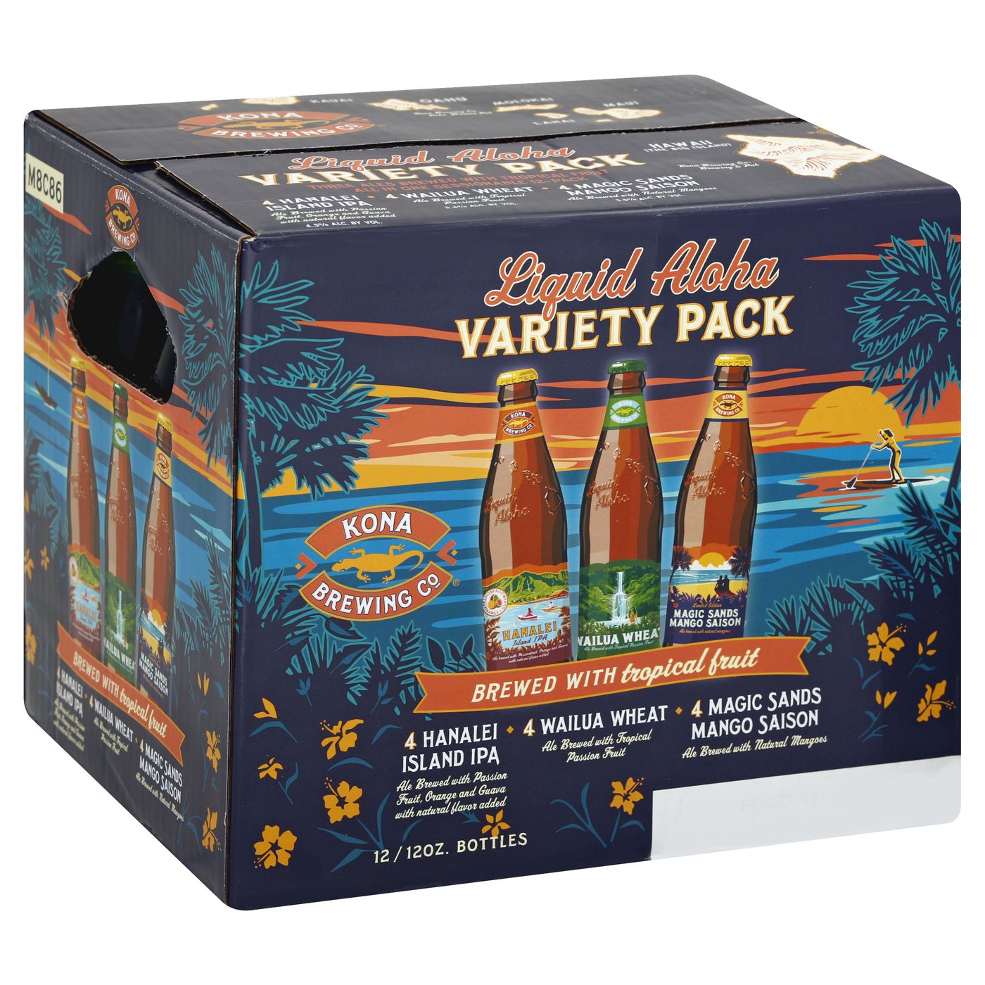 Kona Brewing Co Liquid Aloha Beer, Wave Rider, Liquid Aloha, Variety ...