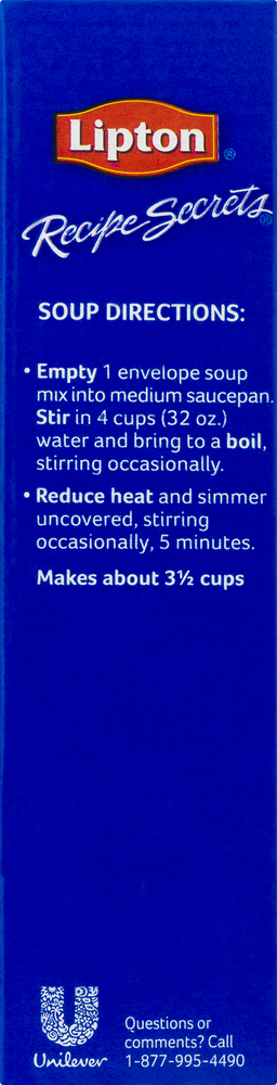 Lipton Recipe Secrets Recipe Soup & Dip Mix, Savory Herb with Garlic ...