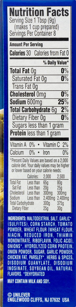 Lipton Recipe Secrets Recipe Soup & Dip Mix, Savory Herb with Garlic ...