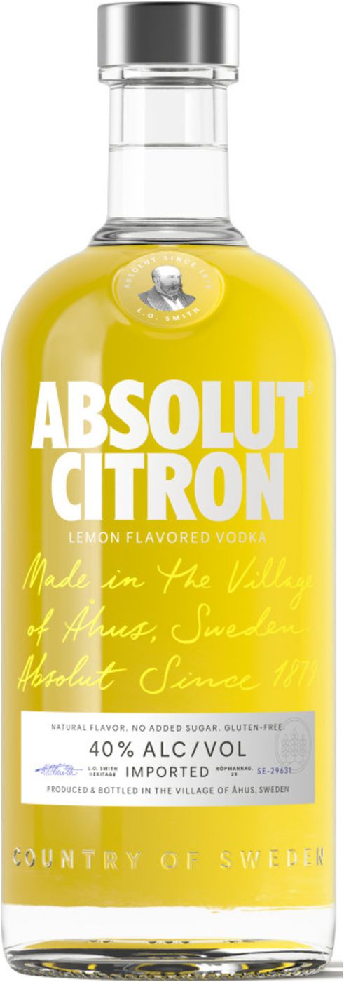 Absolut Citron Lemon Flavored Vodka-Main
