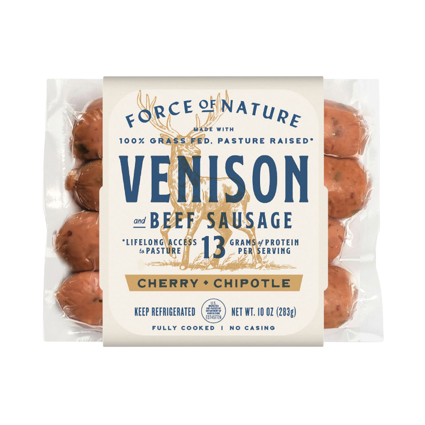 Venison & Beef Cherry & Chipotle Sausage-Main