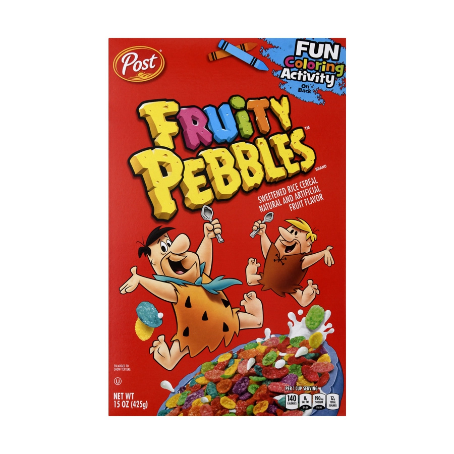 Fruity Pebbles Cereal, Fruit Flavor, Large Size-Main
