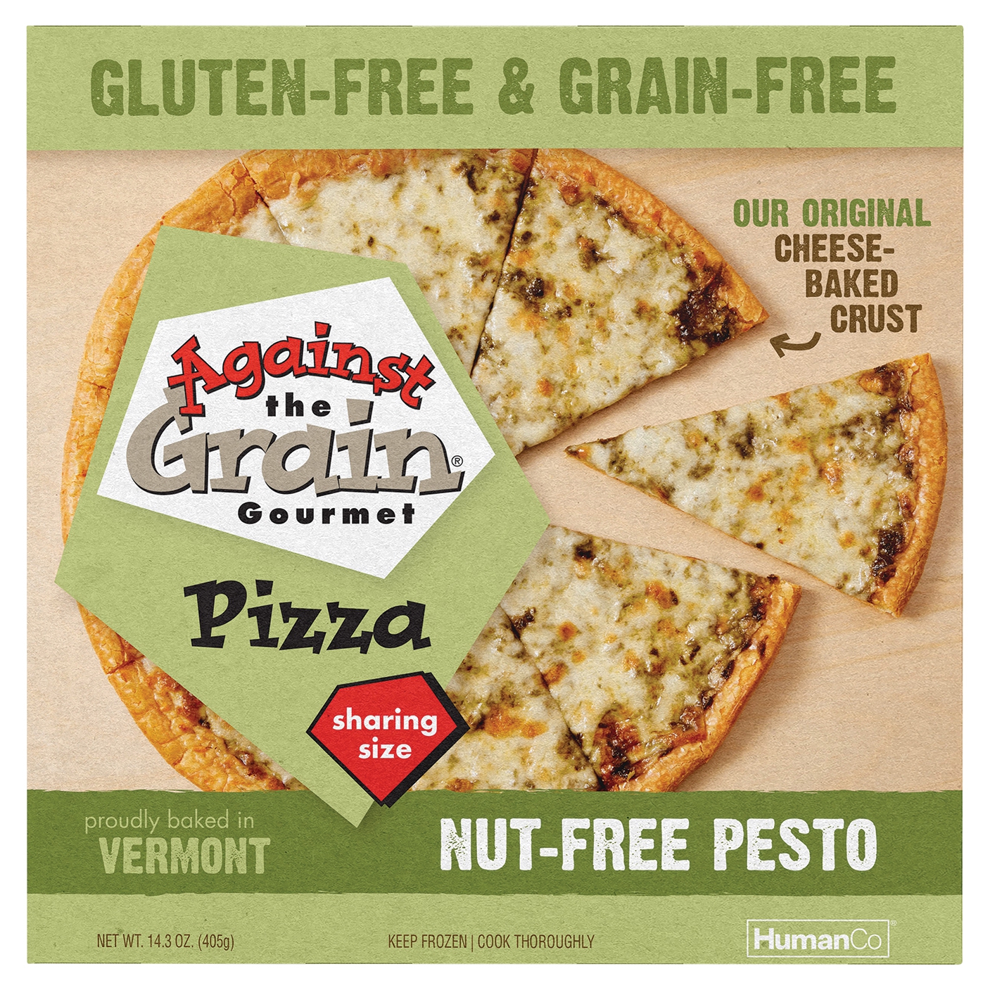 Against the Grain Gourmet Pizza, Nut-Free Pesto, Sharing Size-Main