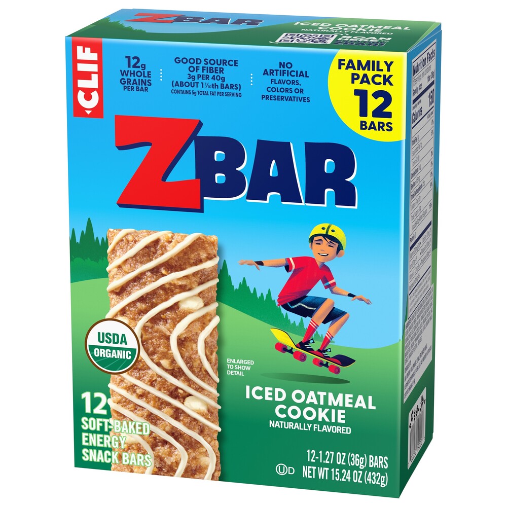 ZBAR ZBar Iced Oatmeal Cookie - Soft-Baked Energy Snack Bars - Non-GMO ...