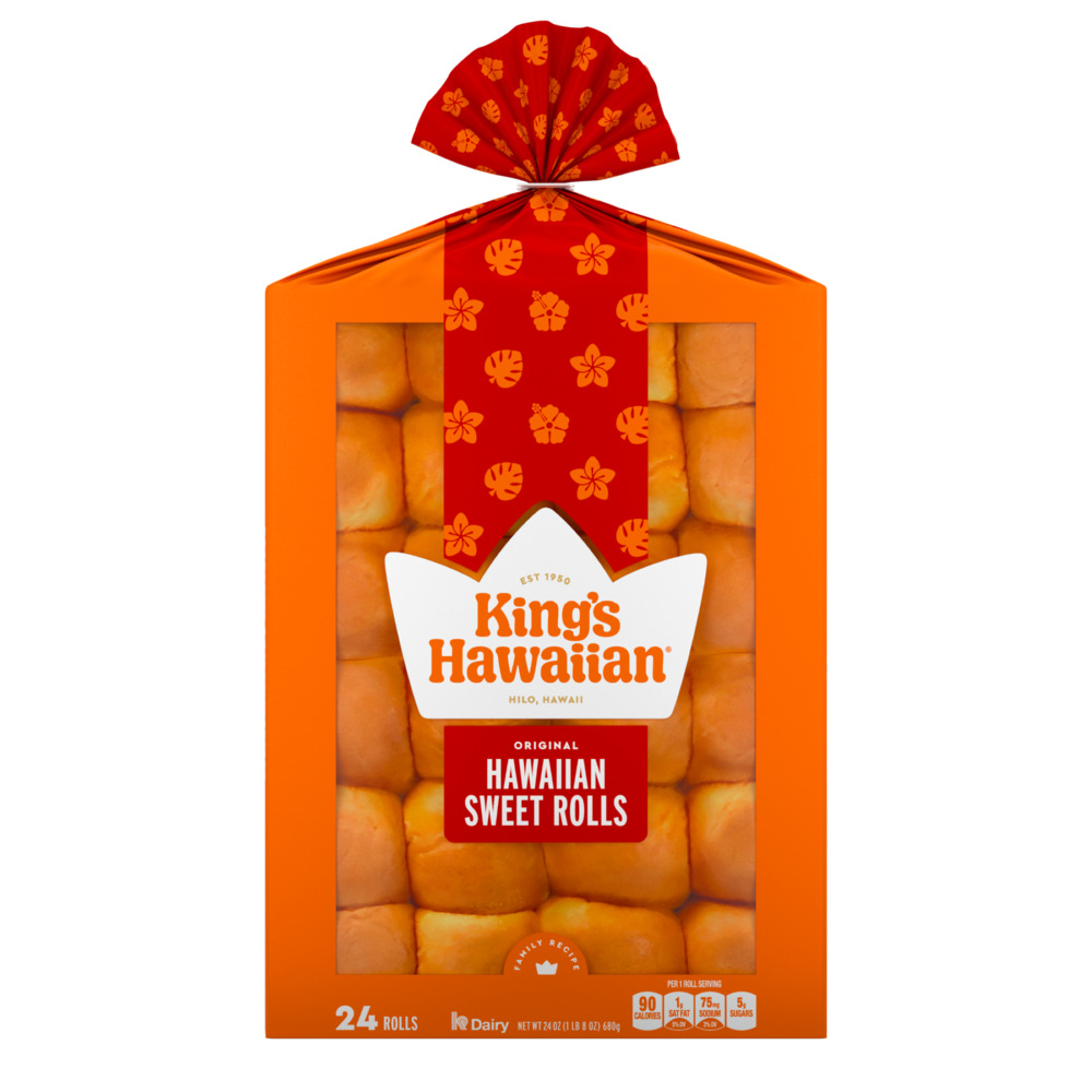 King's Hawaiian Rolls, Hawaiian Sweet, Original, Party Pack-Main