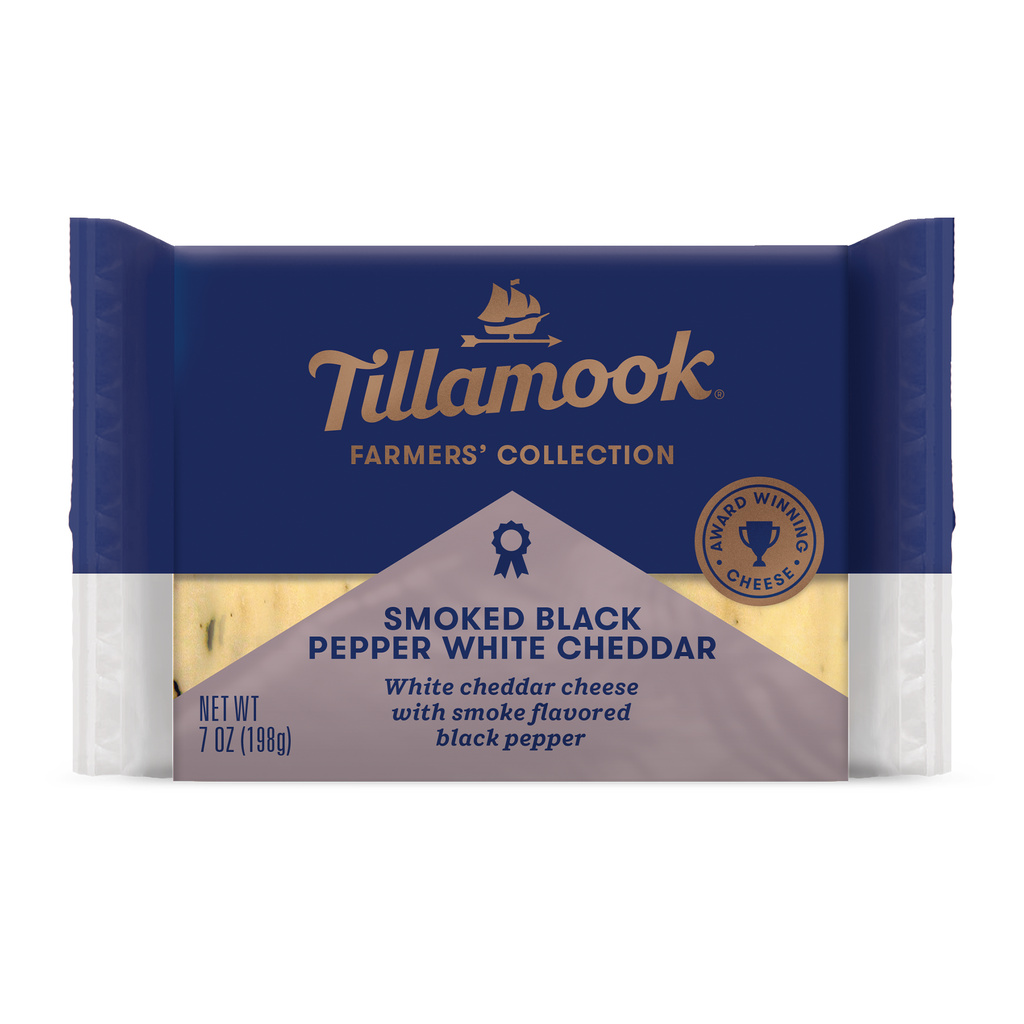 Tillamook Cheese, Smoked Black Pepper White Cheddar-Hero