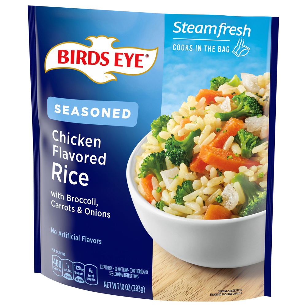 Birds Eye Steamfresh Rice, with Broccoli, Carrots & Onions, Chicken ...