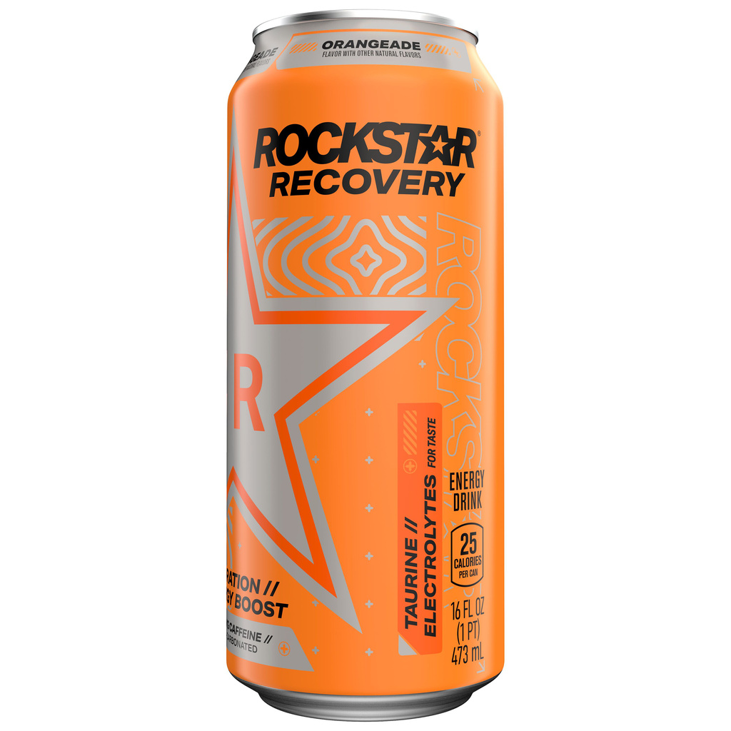 Rockstar Recovery Energy Drink, Orangeade-Hero