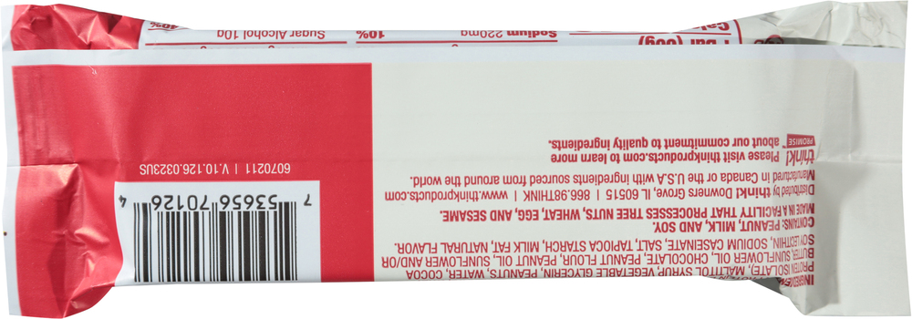 Think! High Protein Bar, Chunky Peanut Butter-Planogram-Back