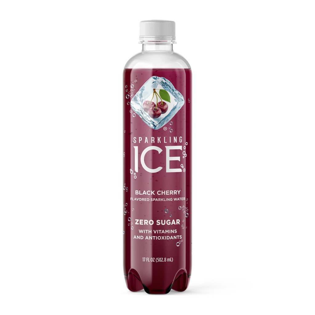 Sparkling Ice Sparkling Water, Zero Sugar, Black Cherry-Hero