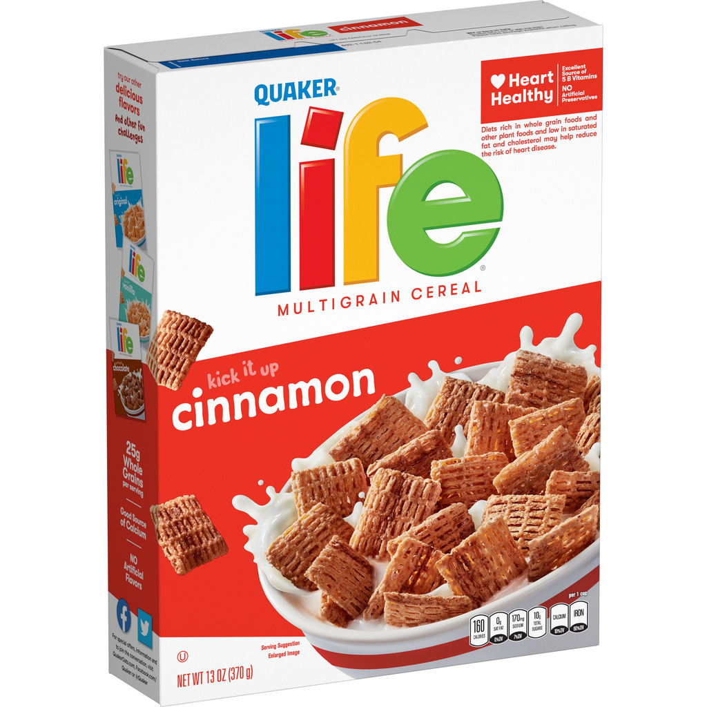 Life Cereal, Cinnamon, Multigrain-Hero