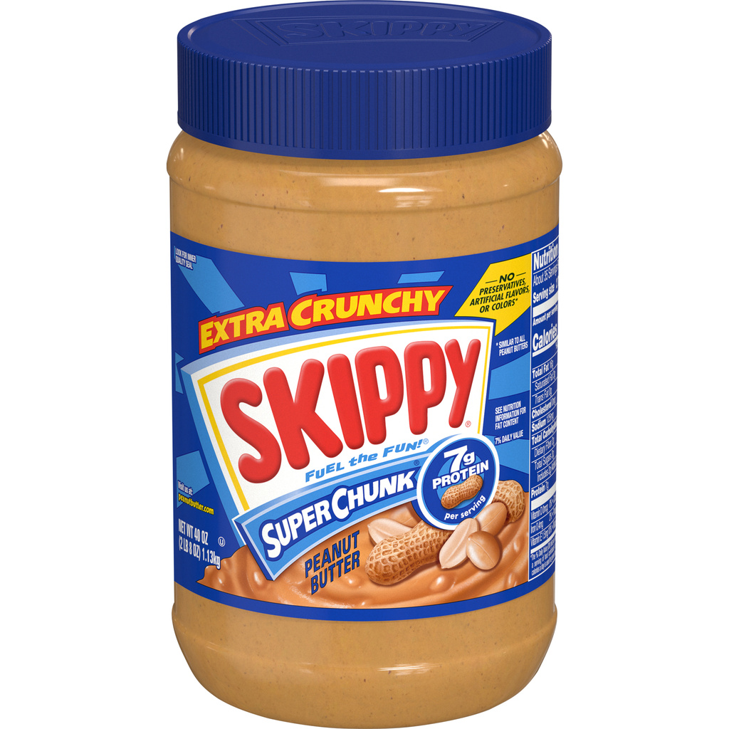 Skippy Super Chunk Extra Crunchy Peanut Butter-Hero