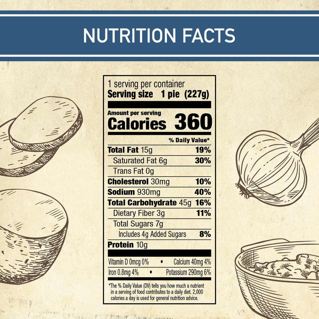 Blake's Chicken Pot Pie, Gluten-Free-Nutrition-Facts