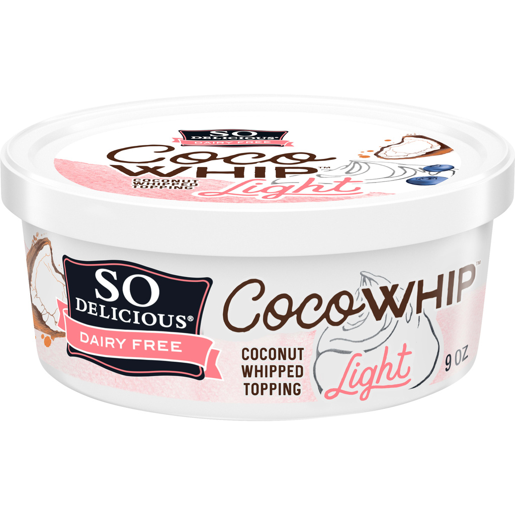 So Delicious Dairy Free Coco Whip Whipped Topping, Coconut, Light-Hero