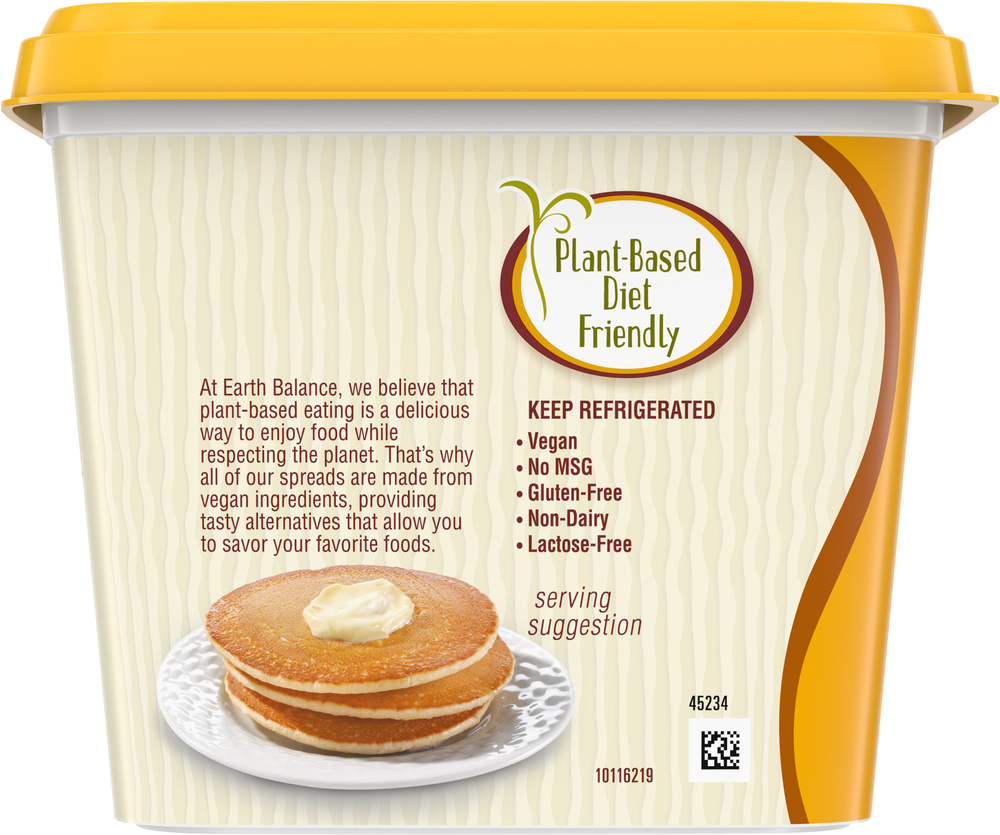 Earth Balance Buttery Spread, Original-Planogram-Back