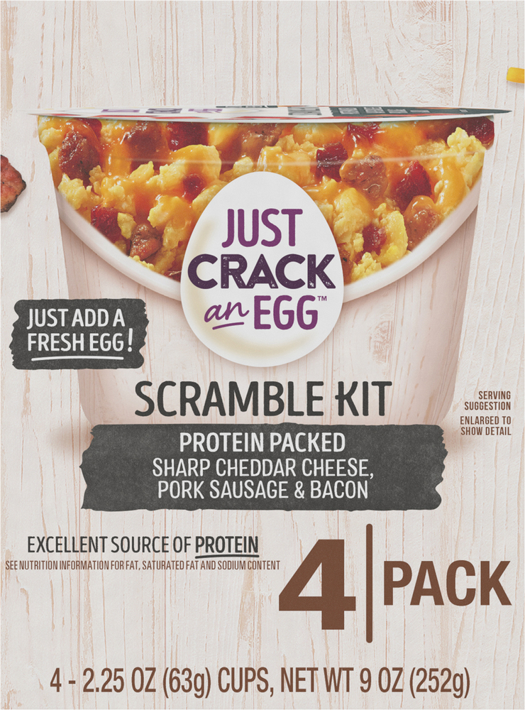 Just Crack an Egg Scramble Kit, Protein Packed-Planogram-Left