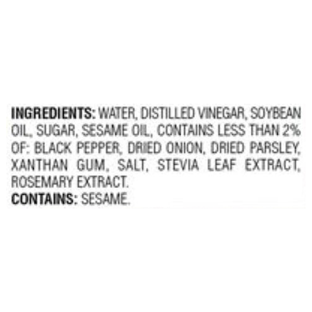 Panera Bread Asian Sesame Vinaigrette & Marinade-Ingredients