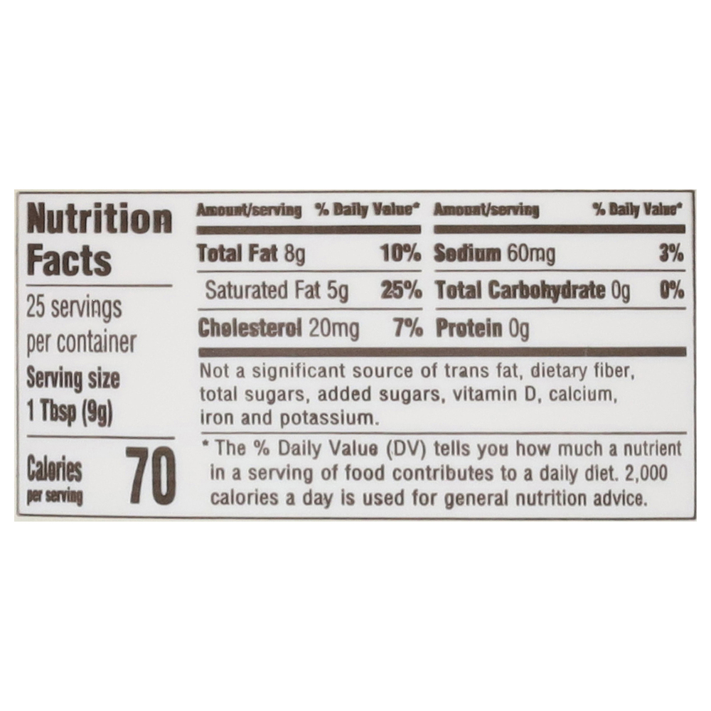 Challenge Butter Whipped Butter, Sea Salted-Nutrition-Facts