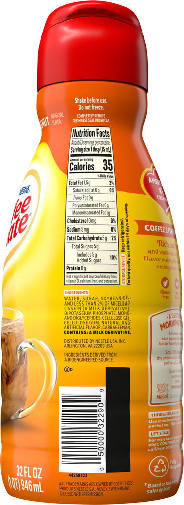 Coffee-Mate Non-Dairy Hazelnut Creamer-Planogram-Right