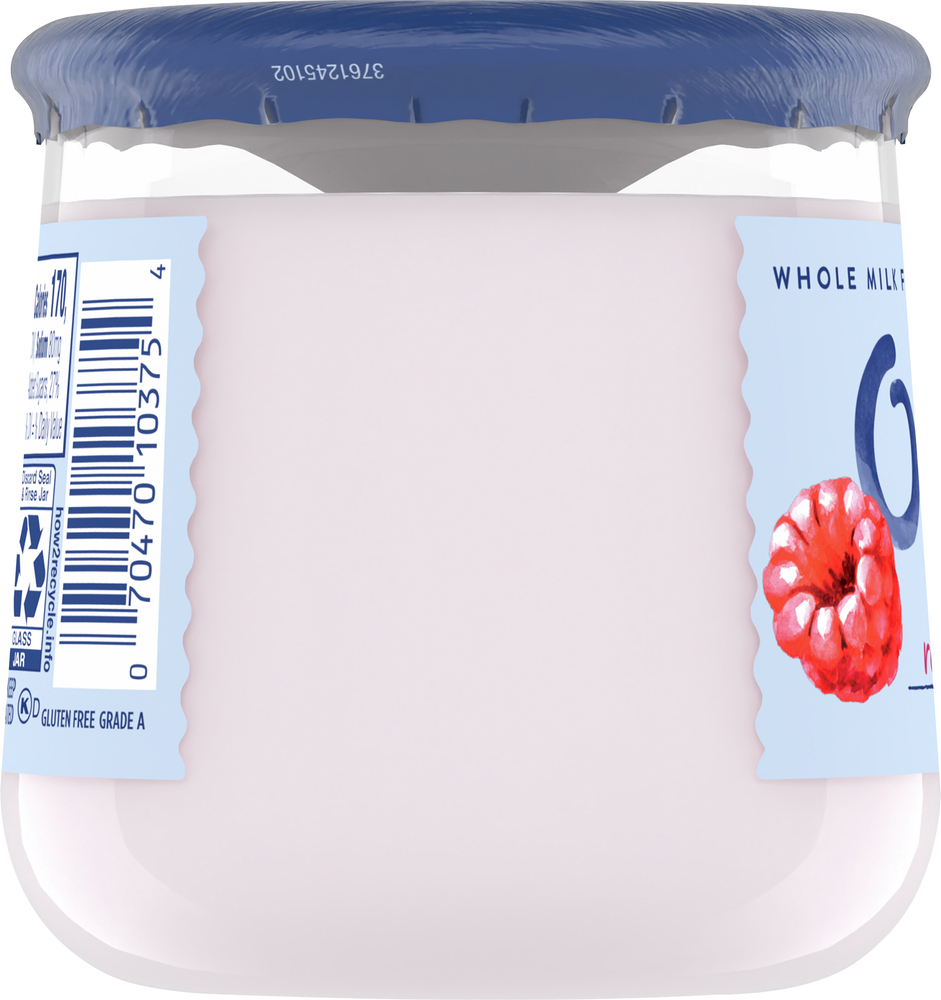 Oui Yogurt, Raspberry, French Style, Blended-Planogram-Left